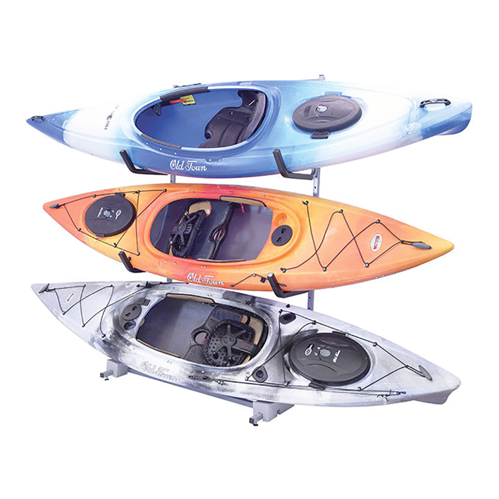 Malone Free Standing 3 Kayak Storage Rack — Canoe Centre